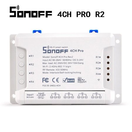 Sonoff 4chPro R3 - Persaltumseguridad.com.ar