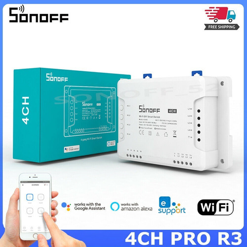Sonoff 4chPro R3 - Persaltumseguridad.com.ar